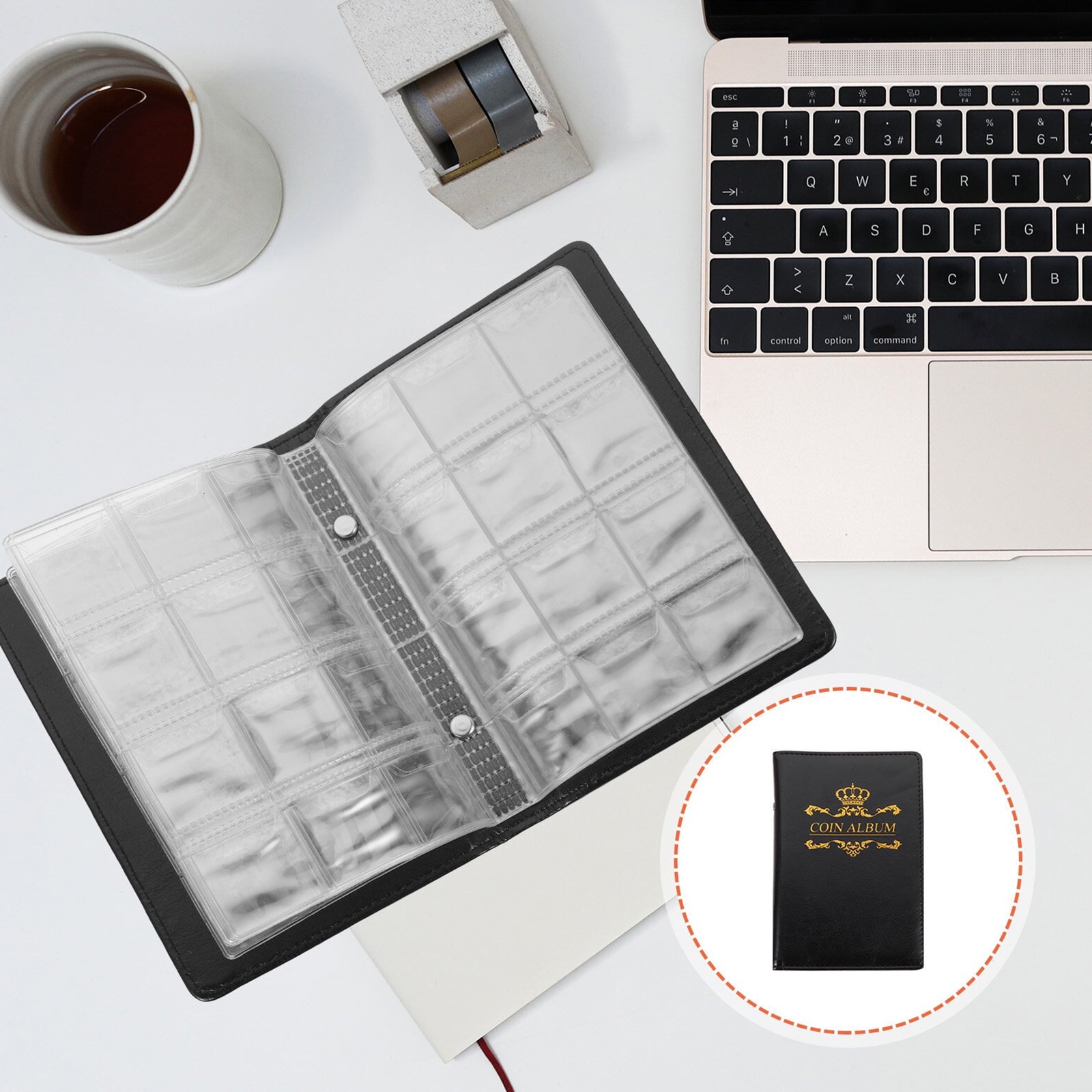 Album colectionare monede, Zggzerg, 120 buzunare, potrivit pentru ...