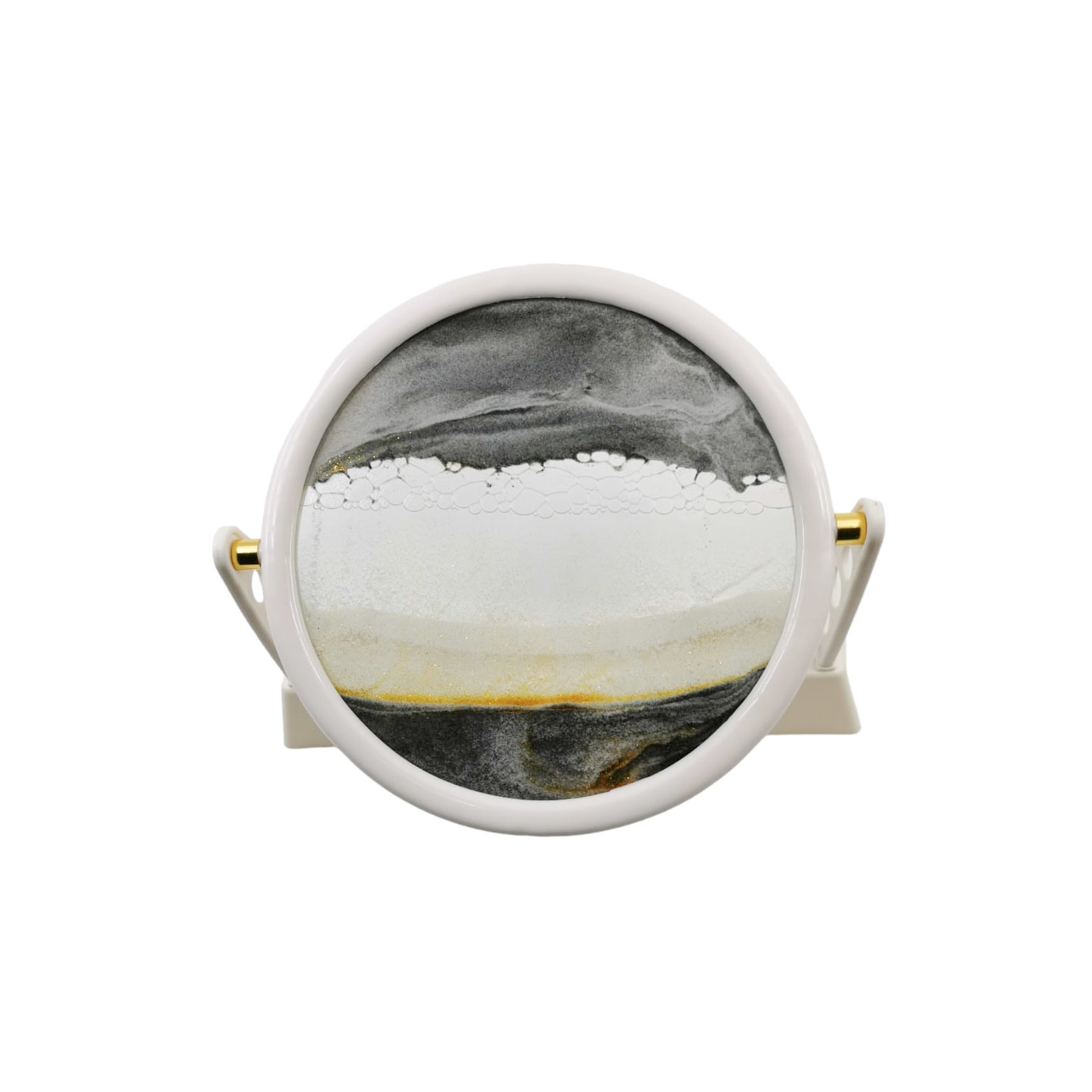 Obiect decorativ pentru birou ShowSand, tip tablou cu nisip miscator ...