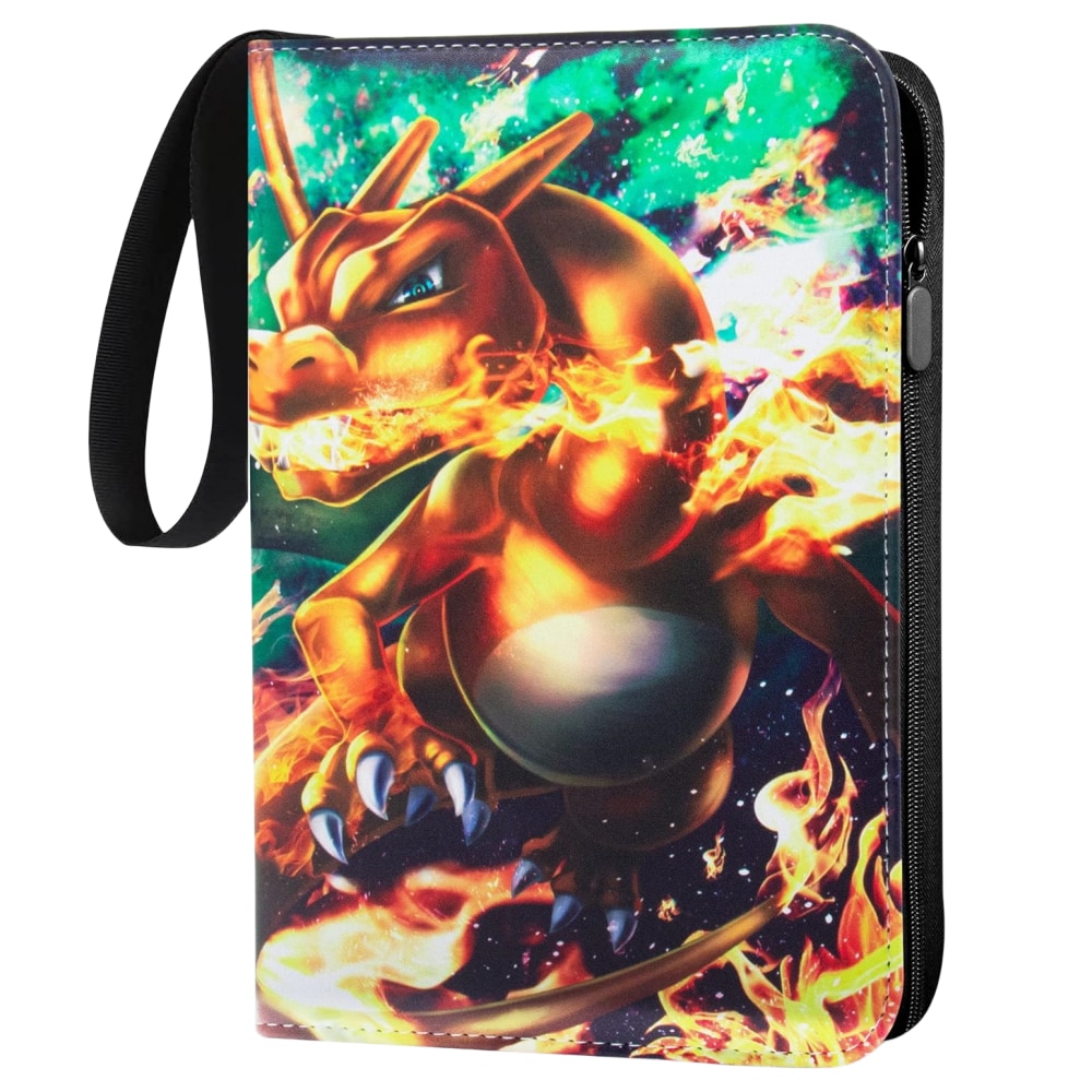 Album de carti Pokemon cu 4 compartimente, MunDeir, 400 de sloturi, 7.0 ...