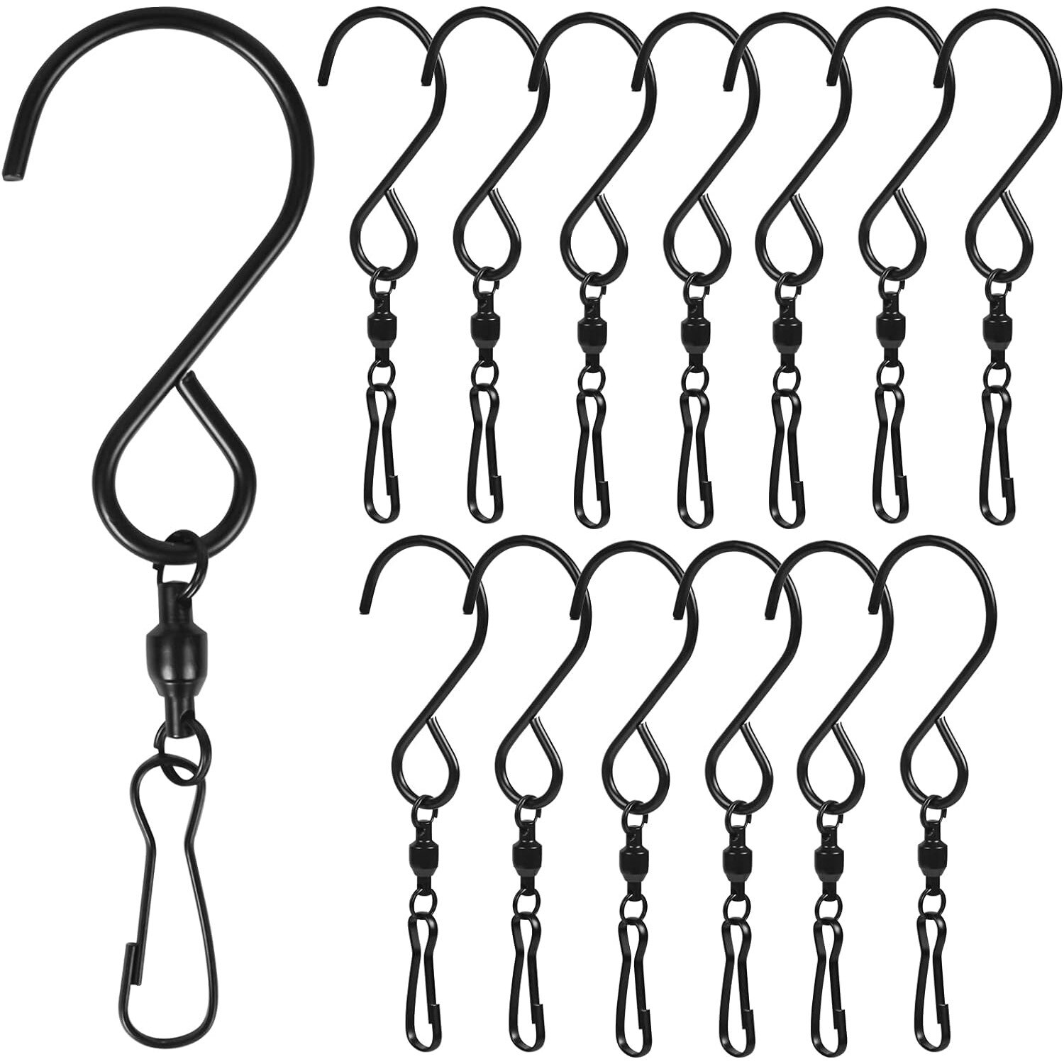 Set 14 carlige pentru clopoteii de vant, S, Mmgoqqt, Negru - eMAG.ro