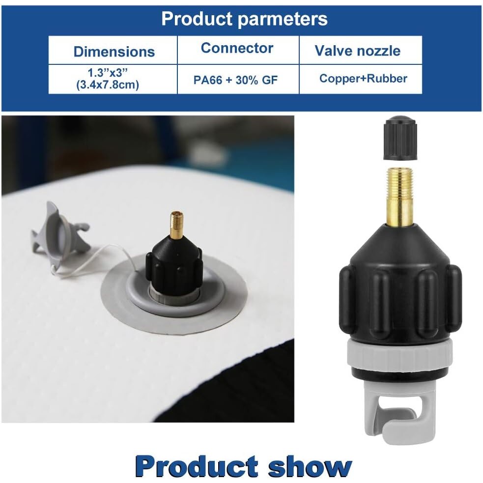 Adaptor pompa de umflat, Mmgoqqt, Negru/Gri - eMAG.ro