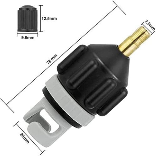 Adaptor pompa de umflat, Mmgoqqt, Negru/Gri - eMAG.ro