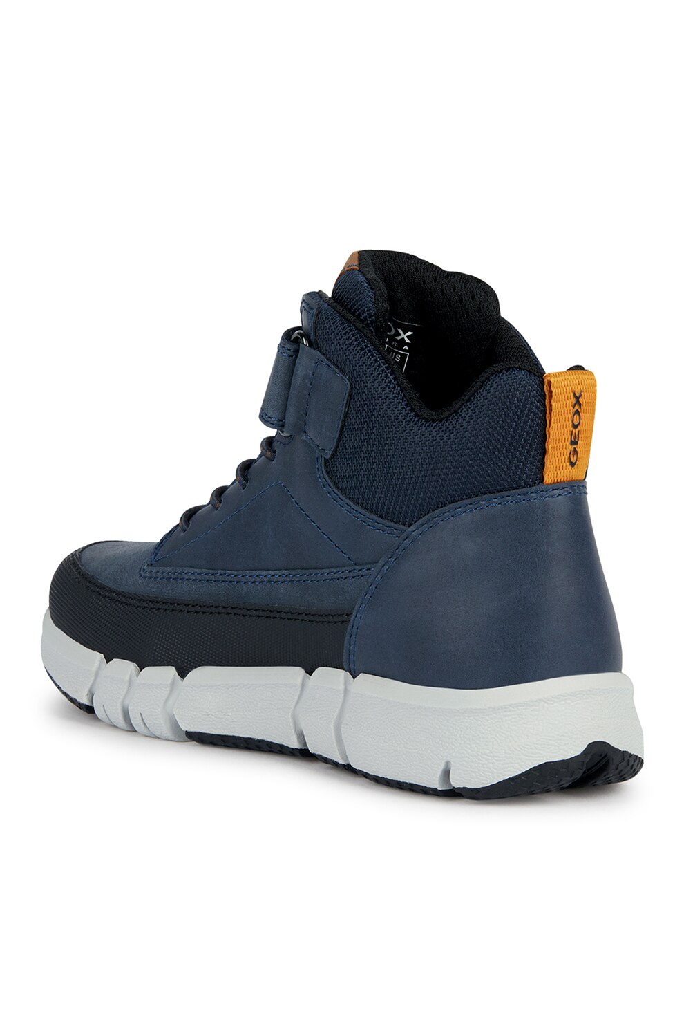 Geox, Ghete cu garnituri de piele, Bleumarin, 31 EU - eMAG.ro