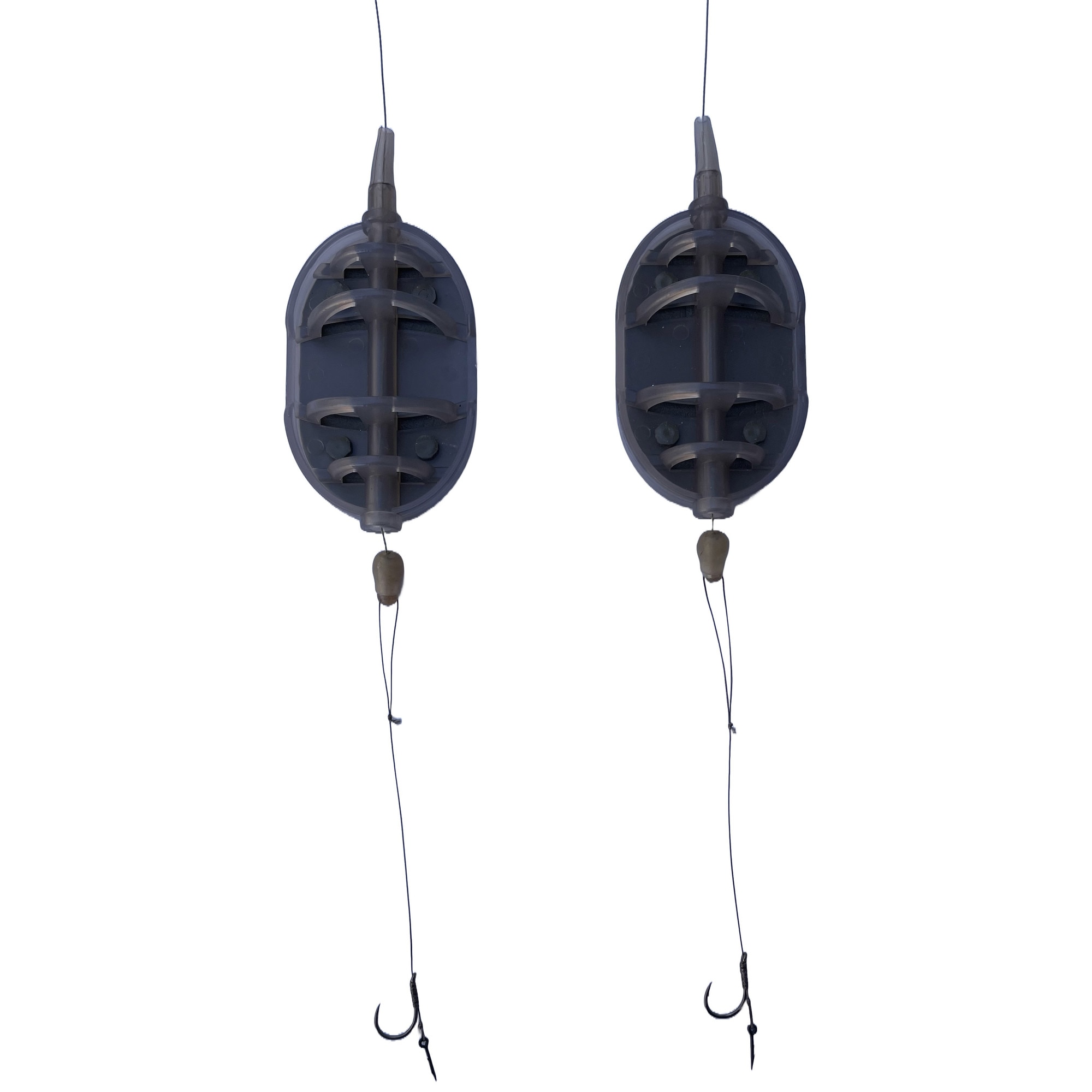Set 2 monturi method feeder XL, cu spin de momeala, ideale pentru Delta ...