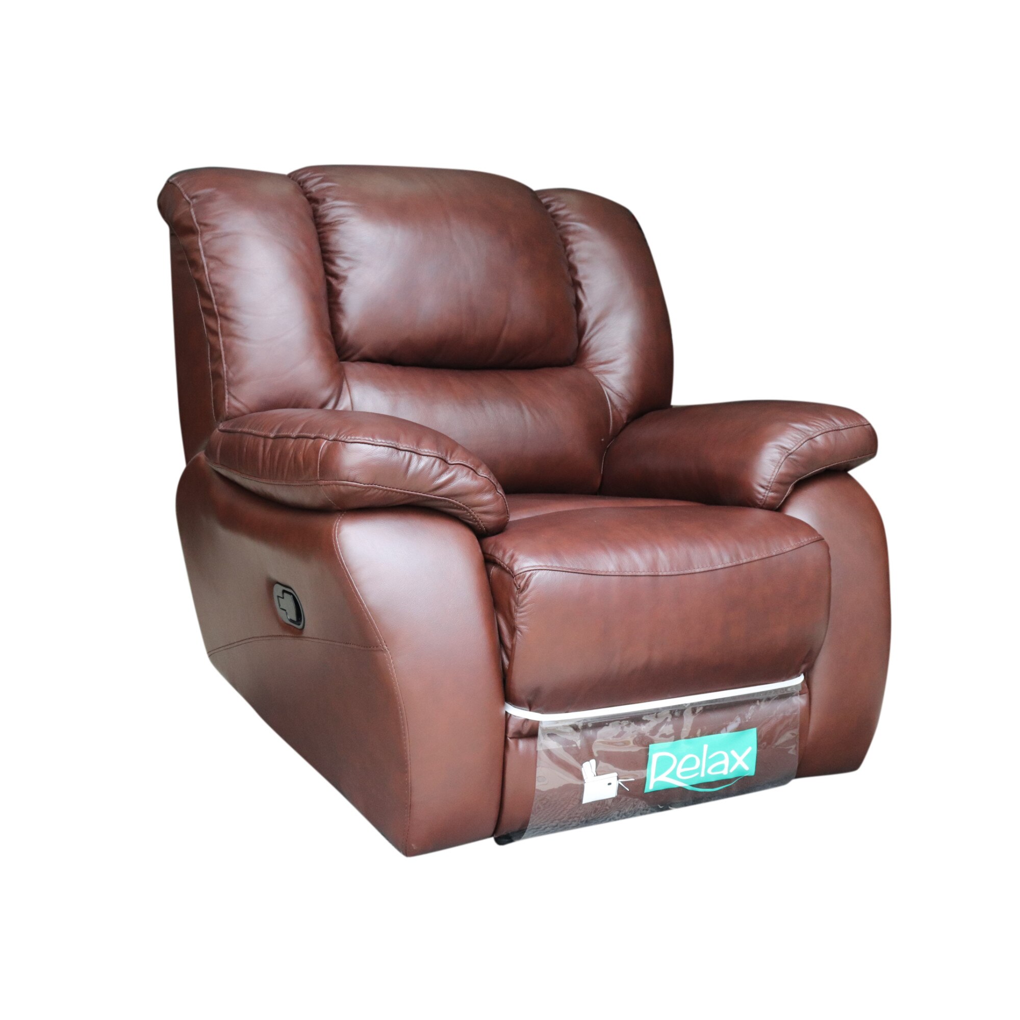 Fotoliu Model 2749, Mobila Domnel, cu 1 recliner manual, Piele naturala ...