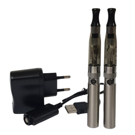 Kit 2 tigari electronice CE6, 650mah, Argintiu - eMAG.ro