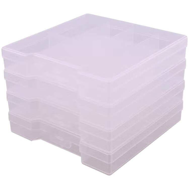 Set 4 cutii de organizare, Plast 1, Plastic, Transparent - eMAG.ro