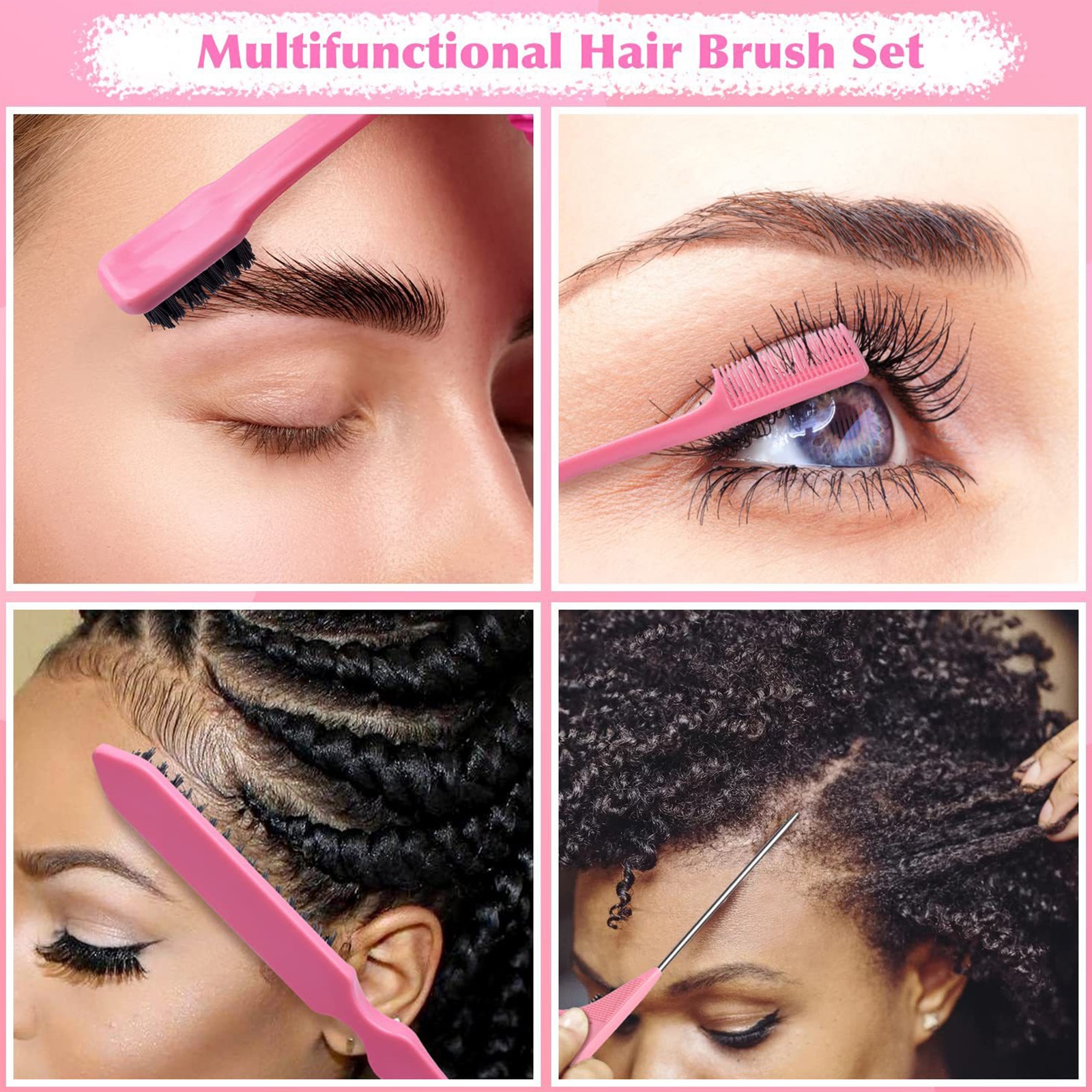 Set 10 perii de par, zggzerg, Cu 5 buc cleme crocodiliene, Pentru ...