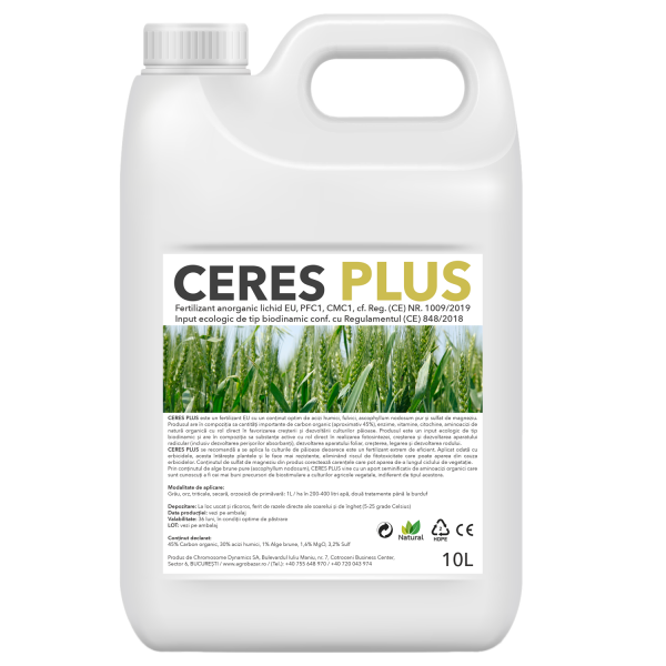 Fertilizant anorganic lichid cu sulf si magneziu special pentru grau ...