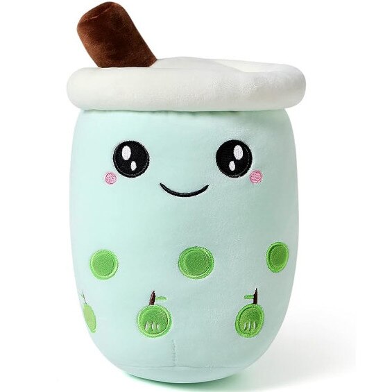 Bubble tea plüss, zöld, 30cm - eMAG.hu