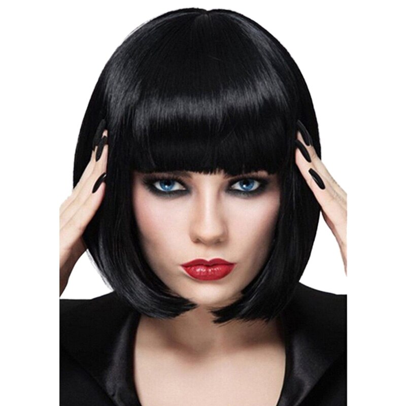 Peruca dama, Vaxiuja, Model Bob, 26cm, Brunet - eMAG.ro