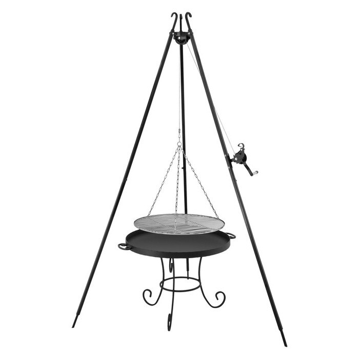 Gratar de gradina cu disc, Kapelanczyk, Metal, Negru - eMAG.ro