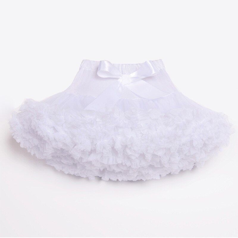 Fusta tutu pentru copii, Sunmostar, Alb, 80cm - eMAG.ro