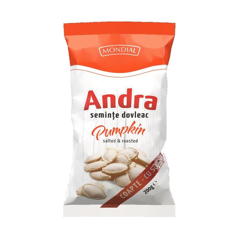 ANDRA seminte dovleac prajite si sarate 200g - eMAG.ro