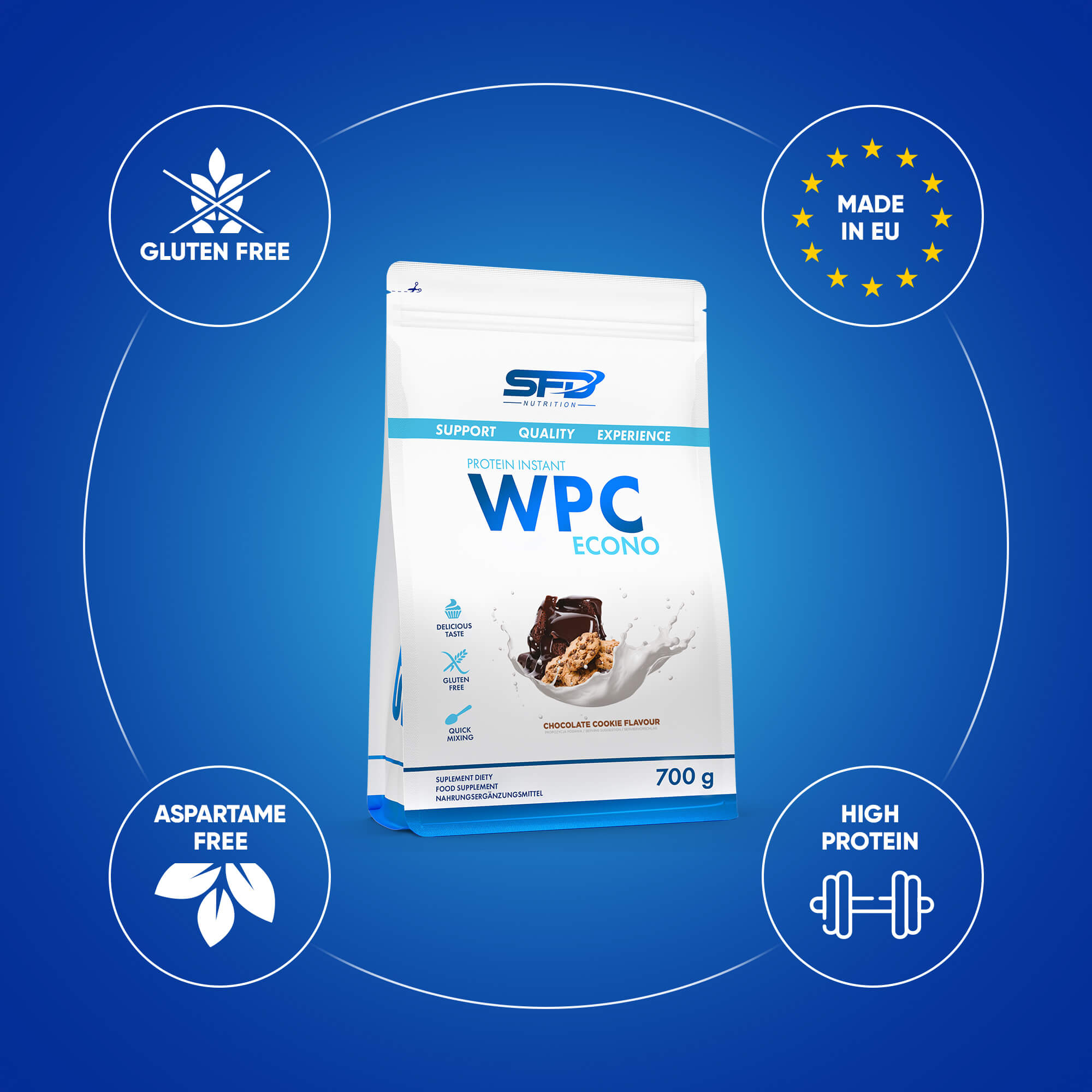 Proteina SFD WPC Protein Econo Prajitura 700g - eMAG.ro