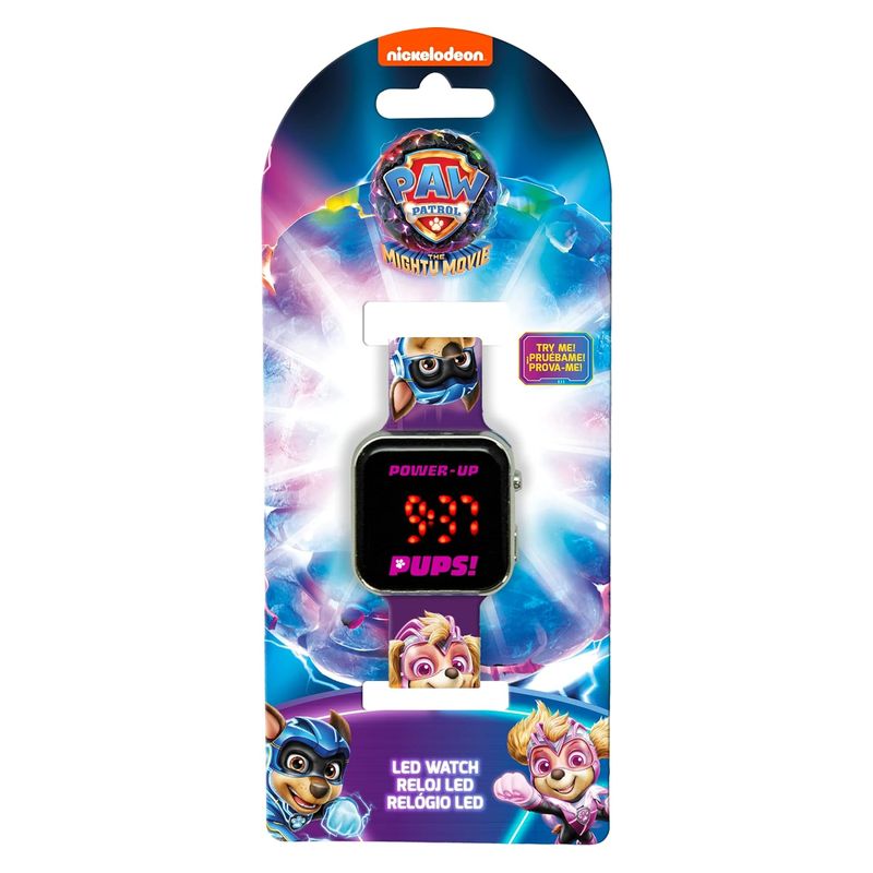 Ceas de mana copii Paw Patrol Skye, LED, Multicolor - eMAG.ro