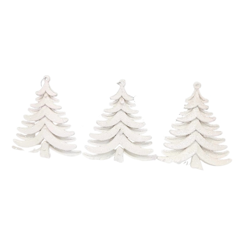 Set 3 Buc, Ornament Pentru Brad In Forma de Bradut, 10 cm, Scop® - eMAG.ro