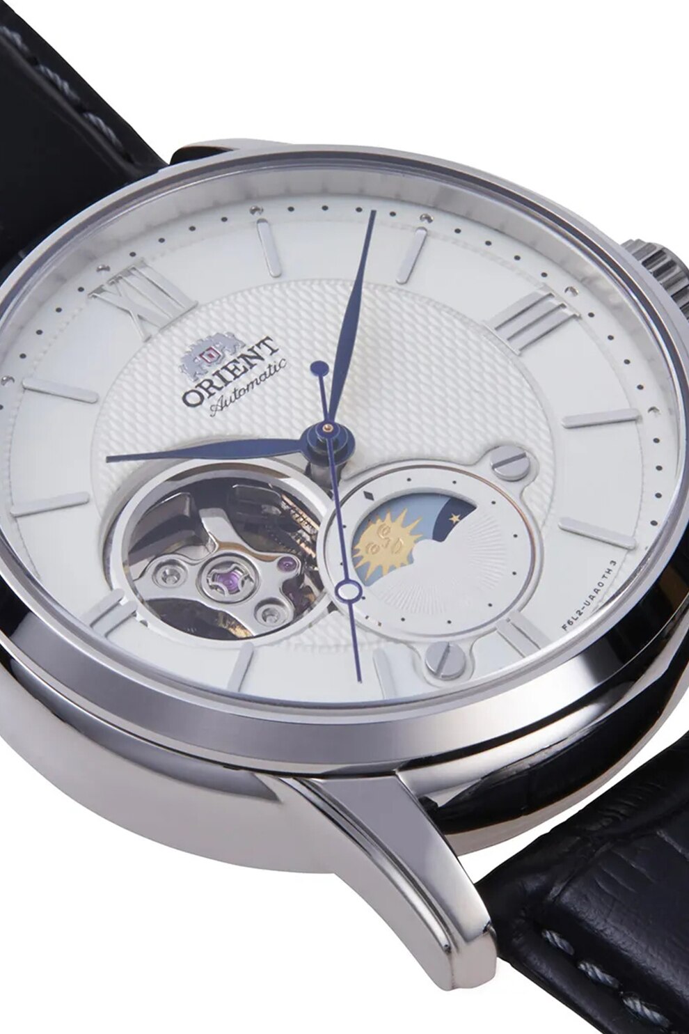 Orient, Ceas mecanic si automatic din otel inoxidabil cu o curea de ...