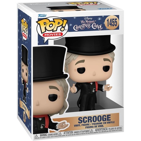Figurina - Pop! The Muppet Christmas Carol: Scrooge, Negru, 16 cm - eMAG.ro