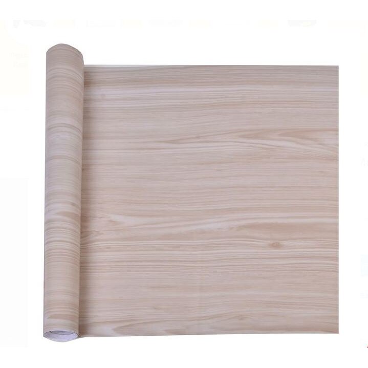 Rola autocolant, gri, model lemn, aplicare pe mobila, usa, perete, 45 x ...