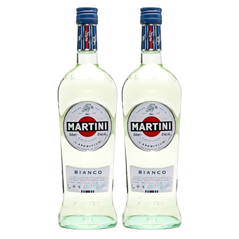 Set 2 x Vermut Alb Martini 15% Alcool, 1 l - eMAG.ro