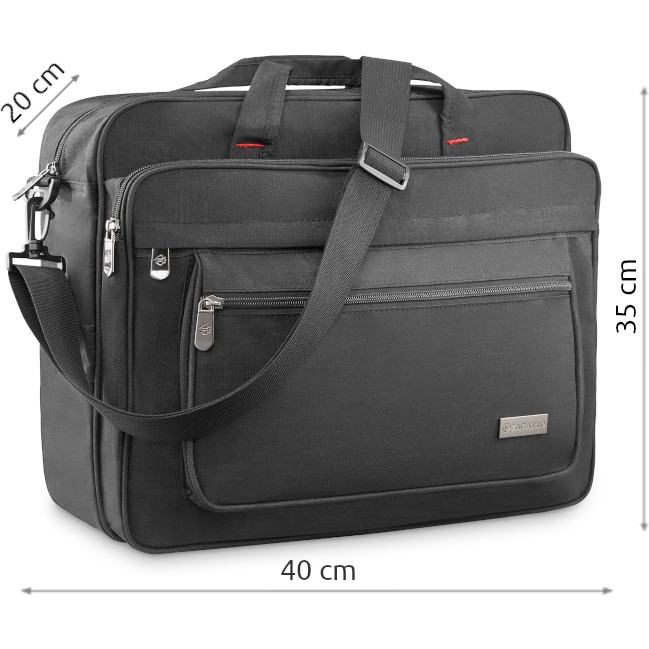 Geanta barbati, Zagatto®, Negru, Messenger, Casual, Business, De umar ...