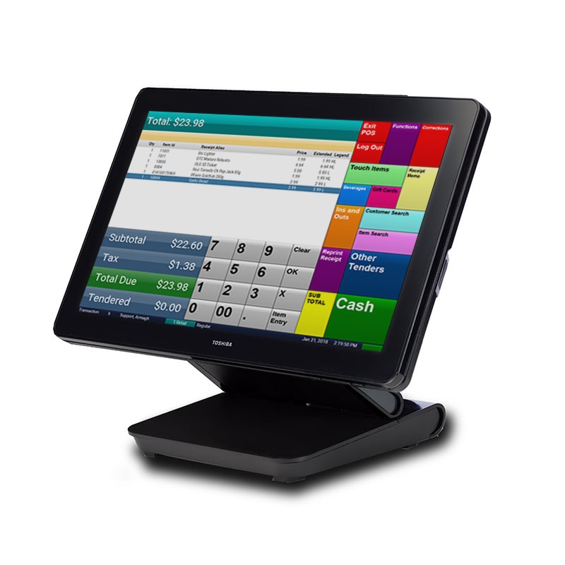 Sistem POS All in One Toshiba TCX800 i7 7600U 2.8 GHz 16 GB DDR4 128 GB ...