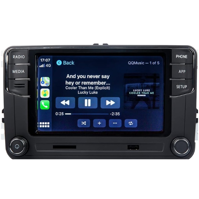 GPS navigációs rendszer Volkswagen Rcd360 PRO carplay/android auto ...