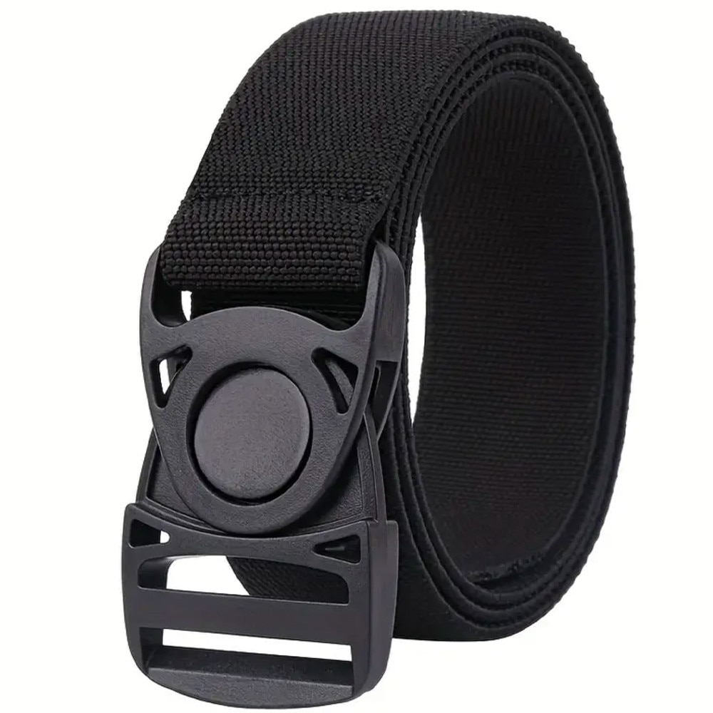 Curea elastica Pufo Traveler pentru barbati 3.8 x 125 cm, catarama ...