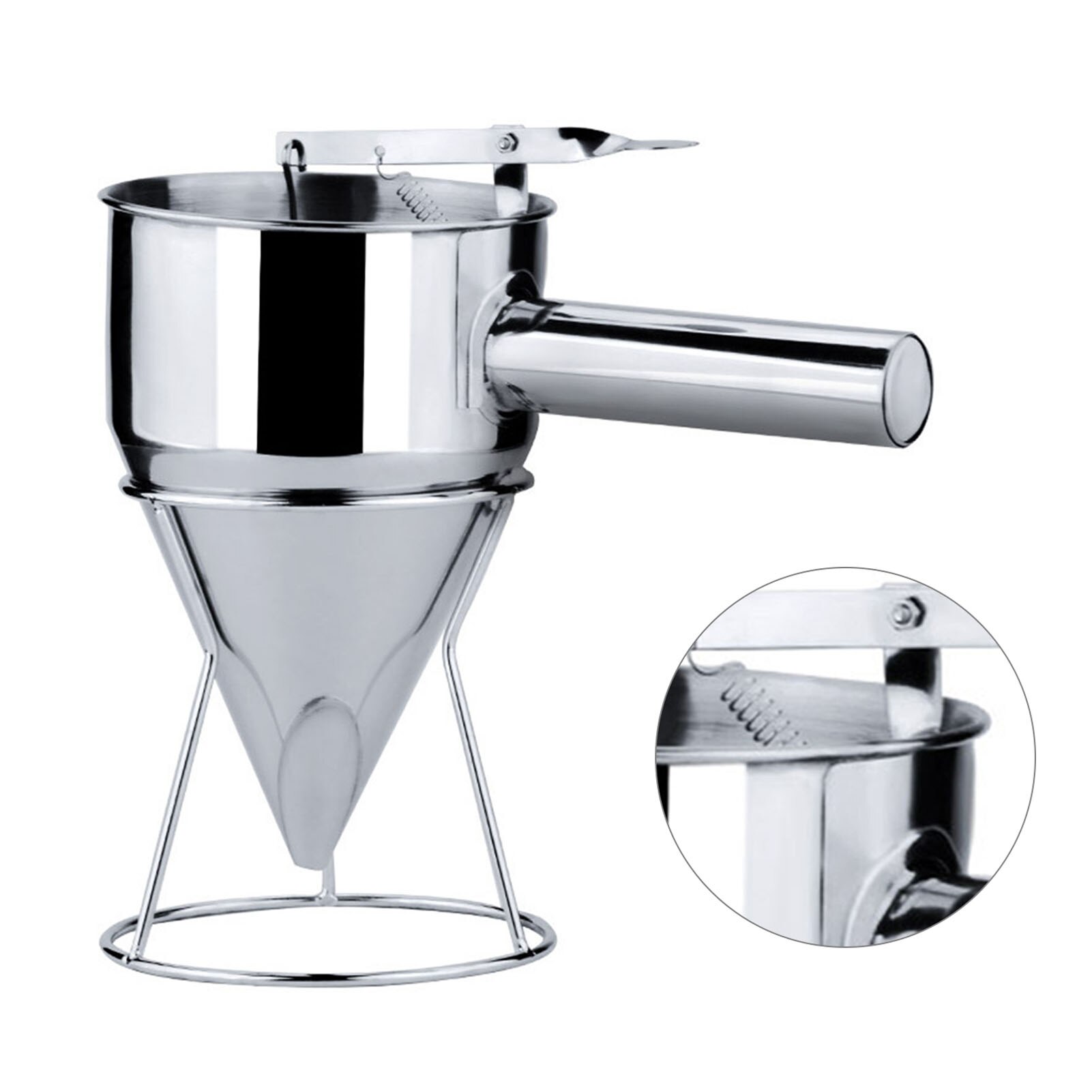 Palnie dozatoare de aluat, Inox, Argintiu - eMAG.ro