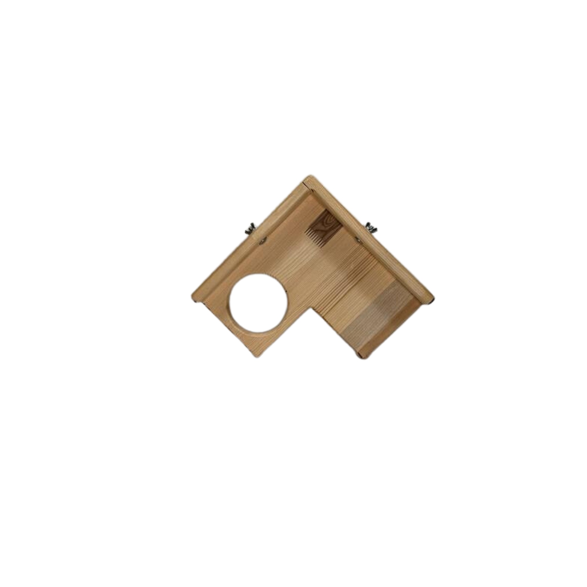 Polita L cu gaura de trecere pentru rozatoare 250x250x60 mm - eMAG.ro