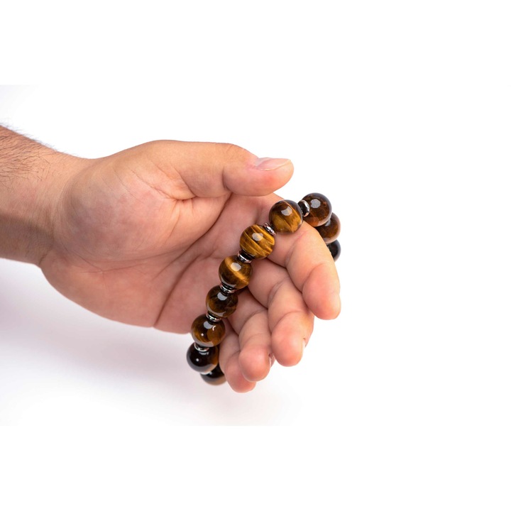 Matanii din ochi de tigru, bile mari A+ 16mm - eMAG.ro