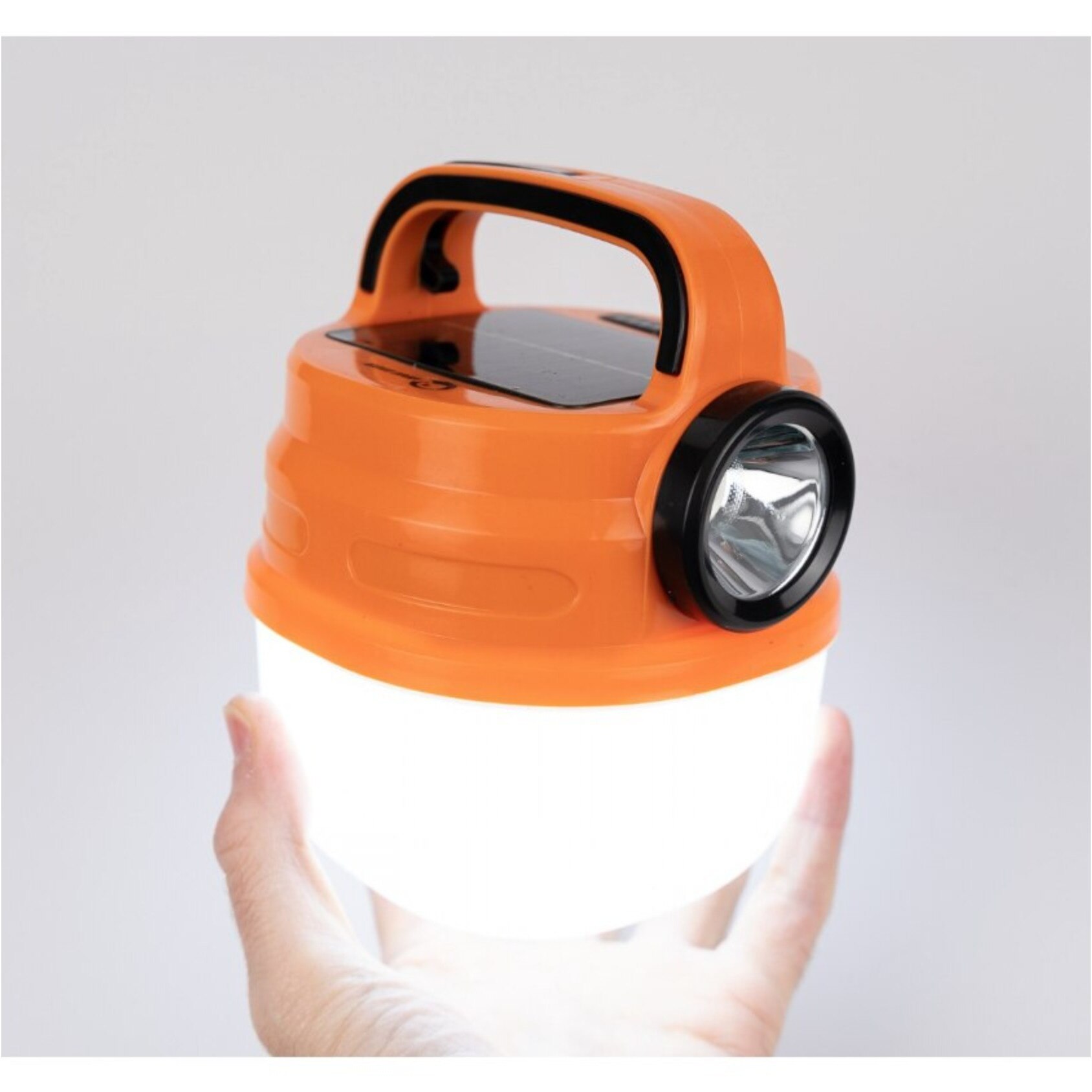 Lanterna cu incarcare solara LED HB-V80 80W cu 5 moduri iluminare ...