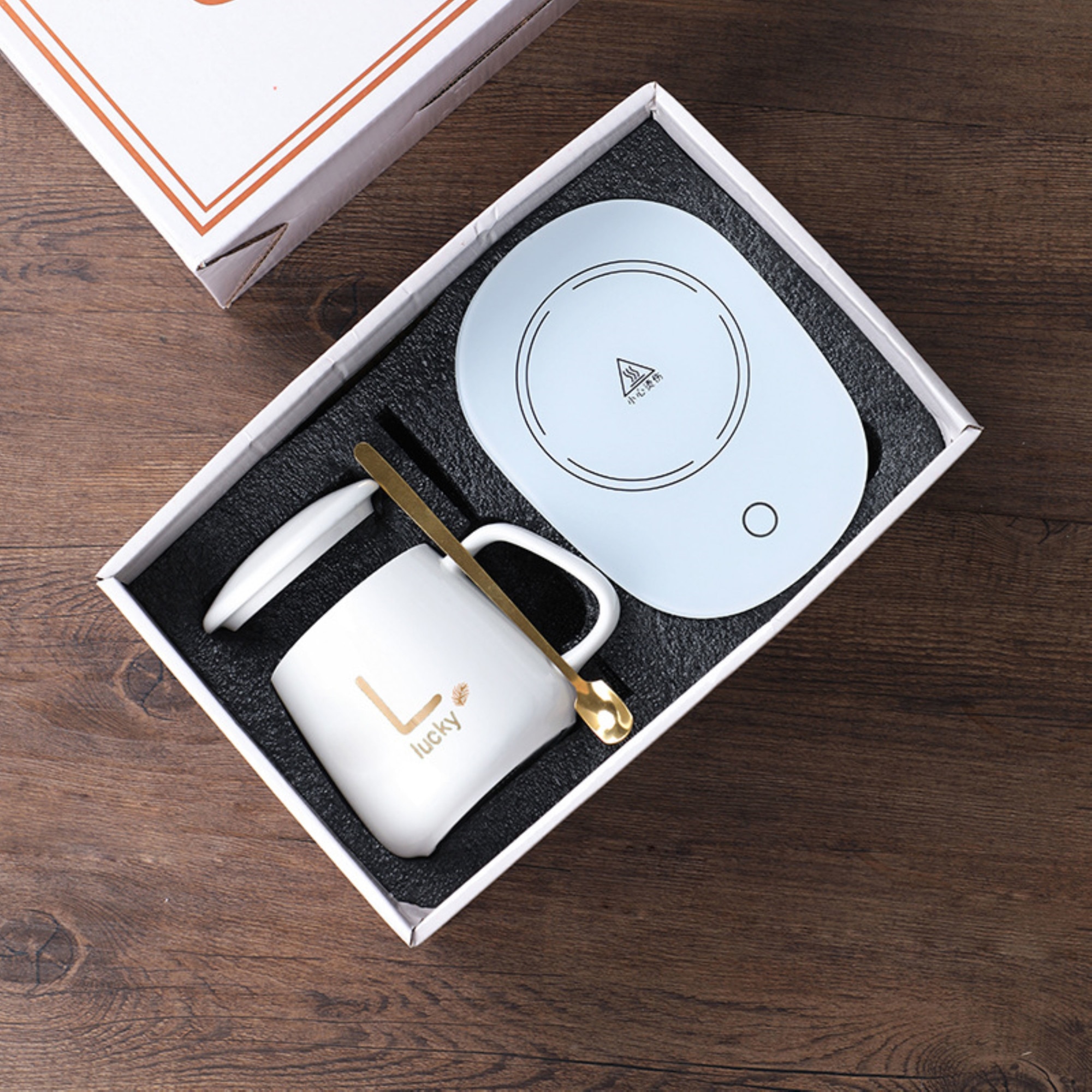 Cana Ceramica Cu Incalzitor, Lingurita, Temperatura Constanta 55 Grade ...