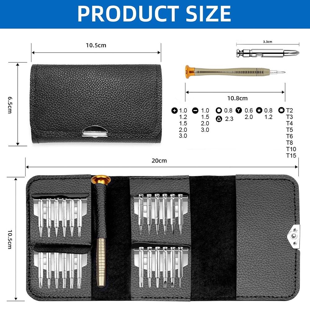 Многофункционални прецизни отвертки 25 в 1, за телефон, таблет, лаптоп ...