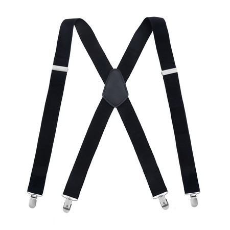 Bretele barbati, Poliester/Elastic, cu 4 inchizatori metalice, tip X ...