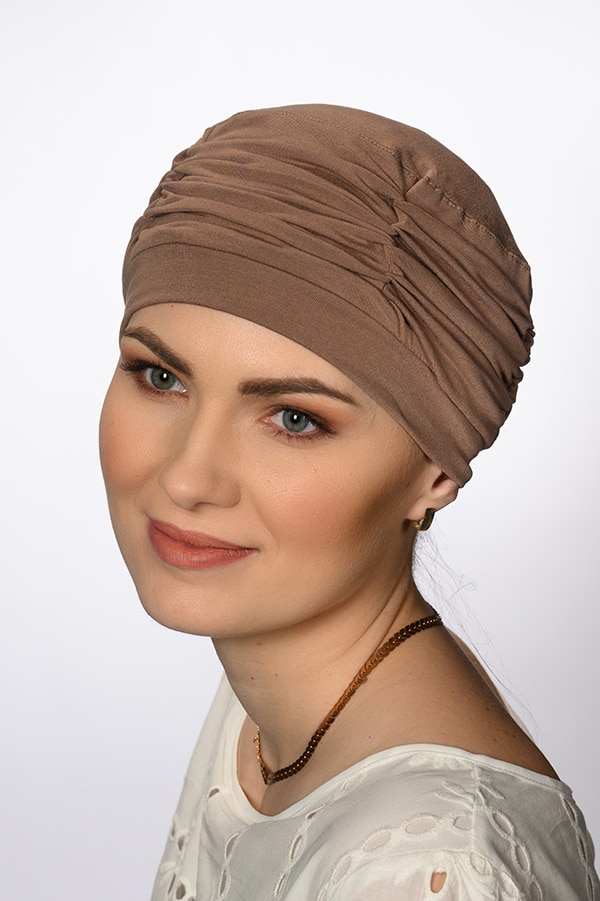 Turban Atelier de Creation Lidia, Viscoza, Maro, Universal - eMAG.ro