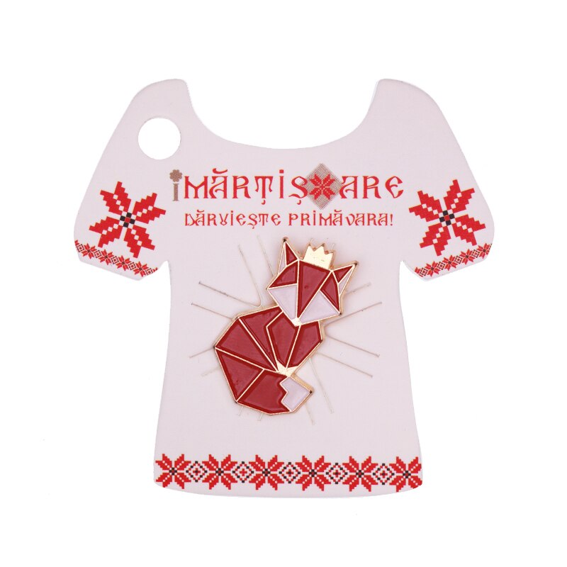 Martisor Brosa Vulpe Origami - eMAG.ro