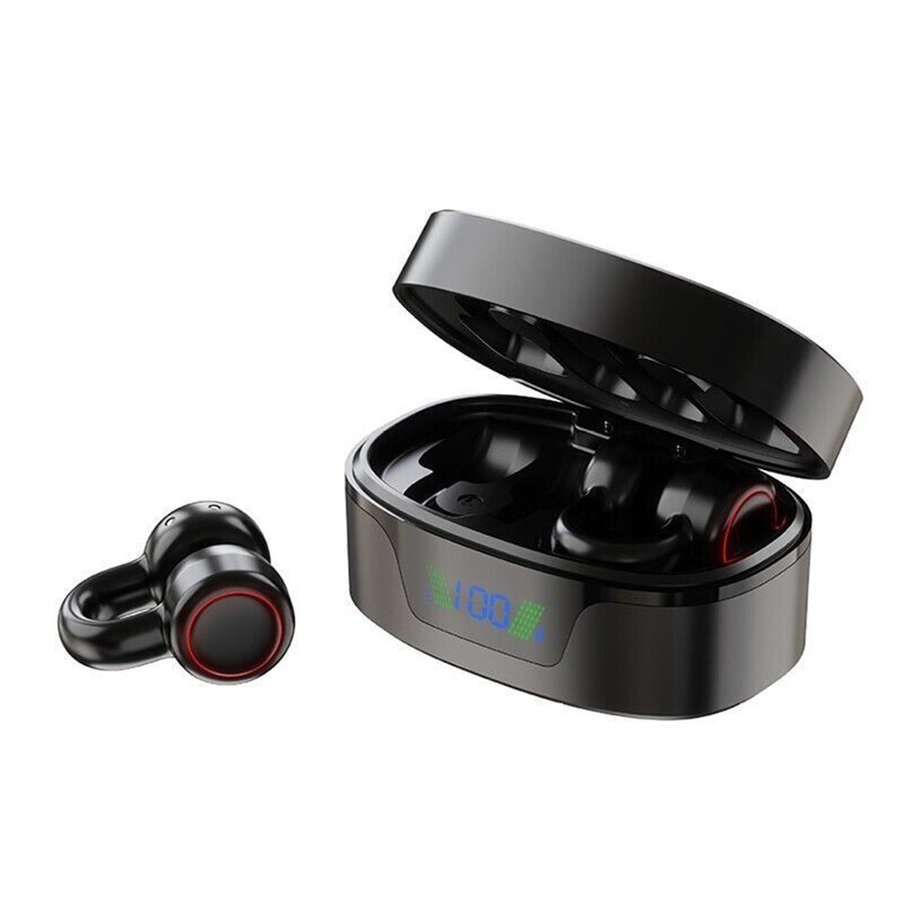 Casti Bluetooth cu clips Techstar® K24, Bluetooth 5.3, Microfon ...