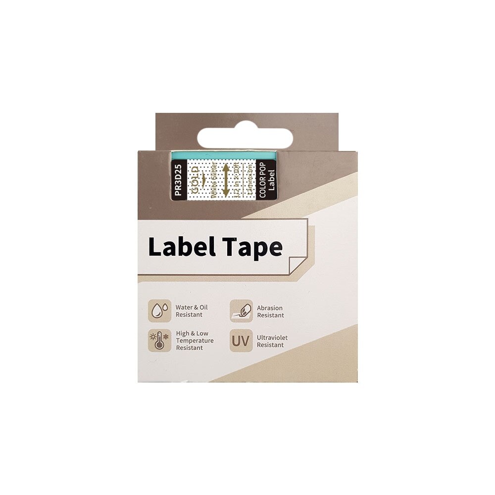Etichete cu sclipici color pop 12mm x 3m, auriu/alb, D1600, PR3D25 ...