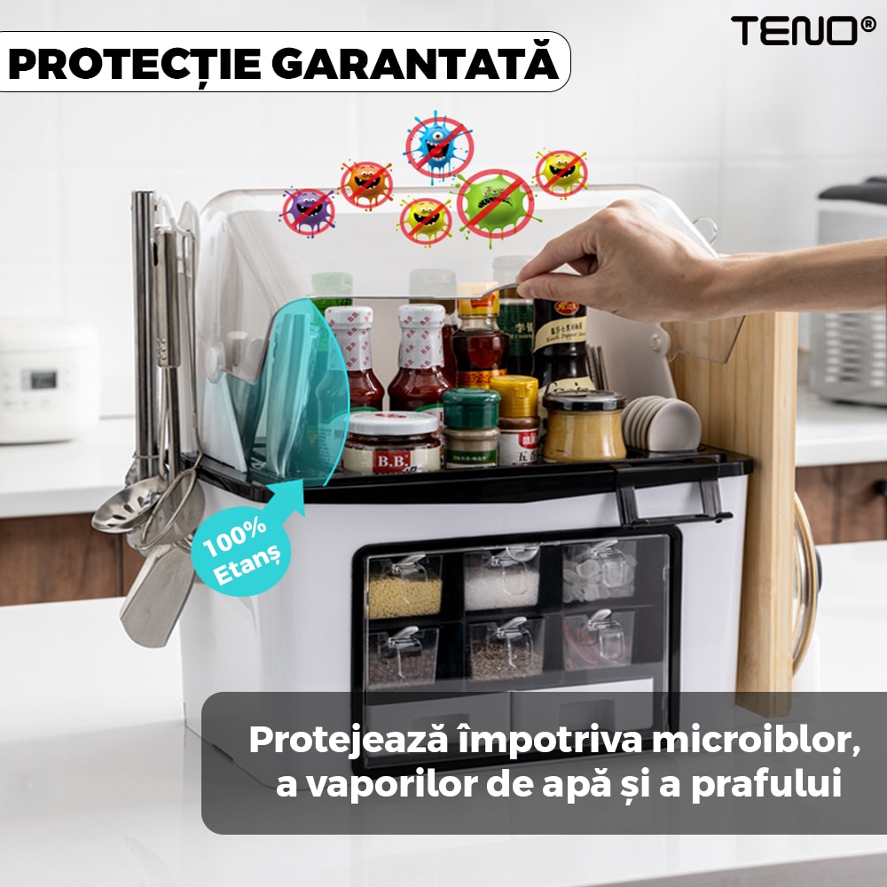 Organizator Multifunctional pentru Bucatarie Teno®, suport sticle ...