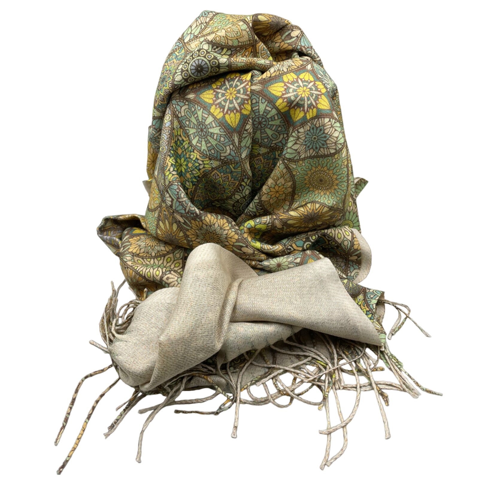 Esarfa cu 2 fete Cashmere Michelle, Multicolor - eMAG.ro