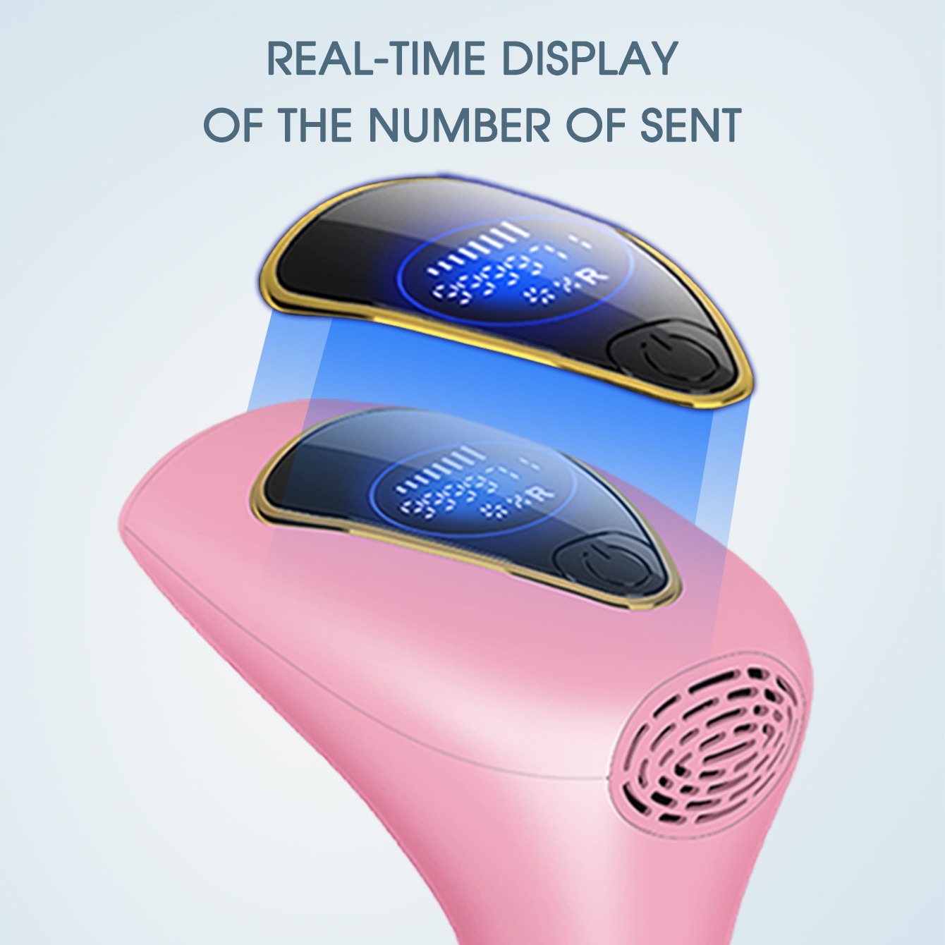 Epilator IPL, Afisaj LCD, 8 Trepte intensitate, Roz - eMAG.ro