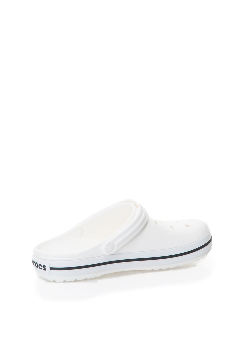 Crocs, Saboti slingback unisex relaxed fit Crocband, Alb, 37 - eMAG.ro