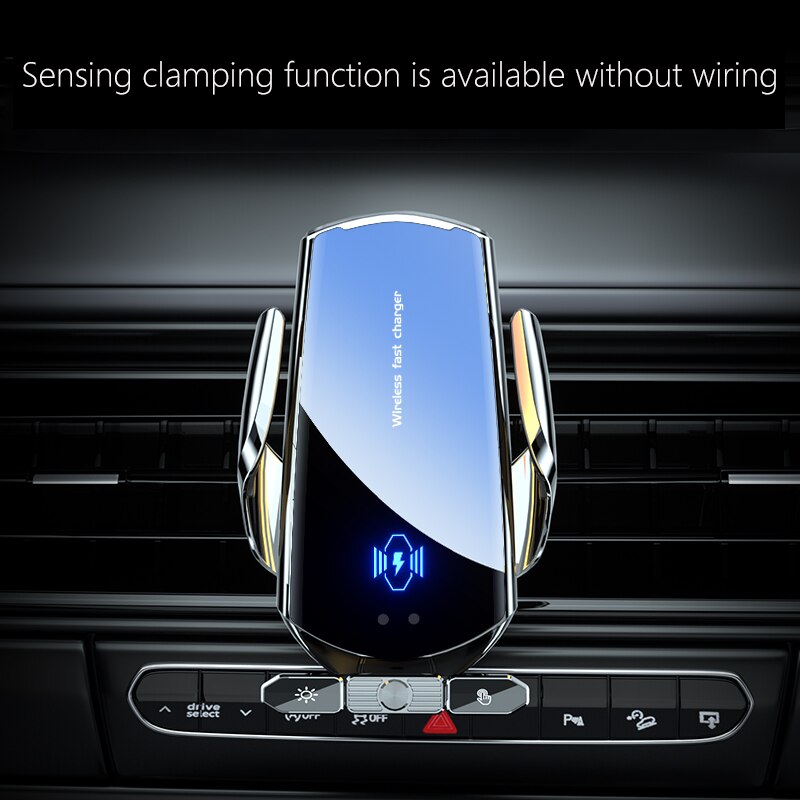 Incarcator wireless telefon, Pentru masina, 15W, Negru - eMAG.ro