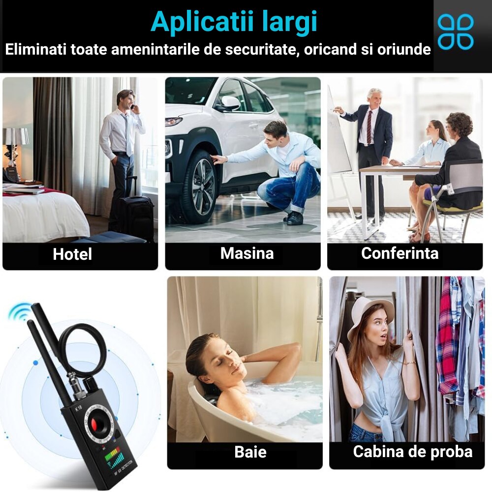 Detector Camere, Microfoane Ascunse, Sisteme GPS/GSM, Multifunctional ...