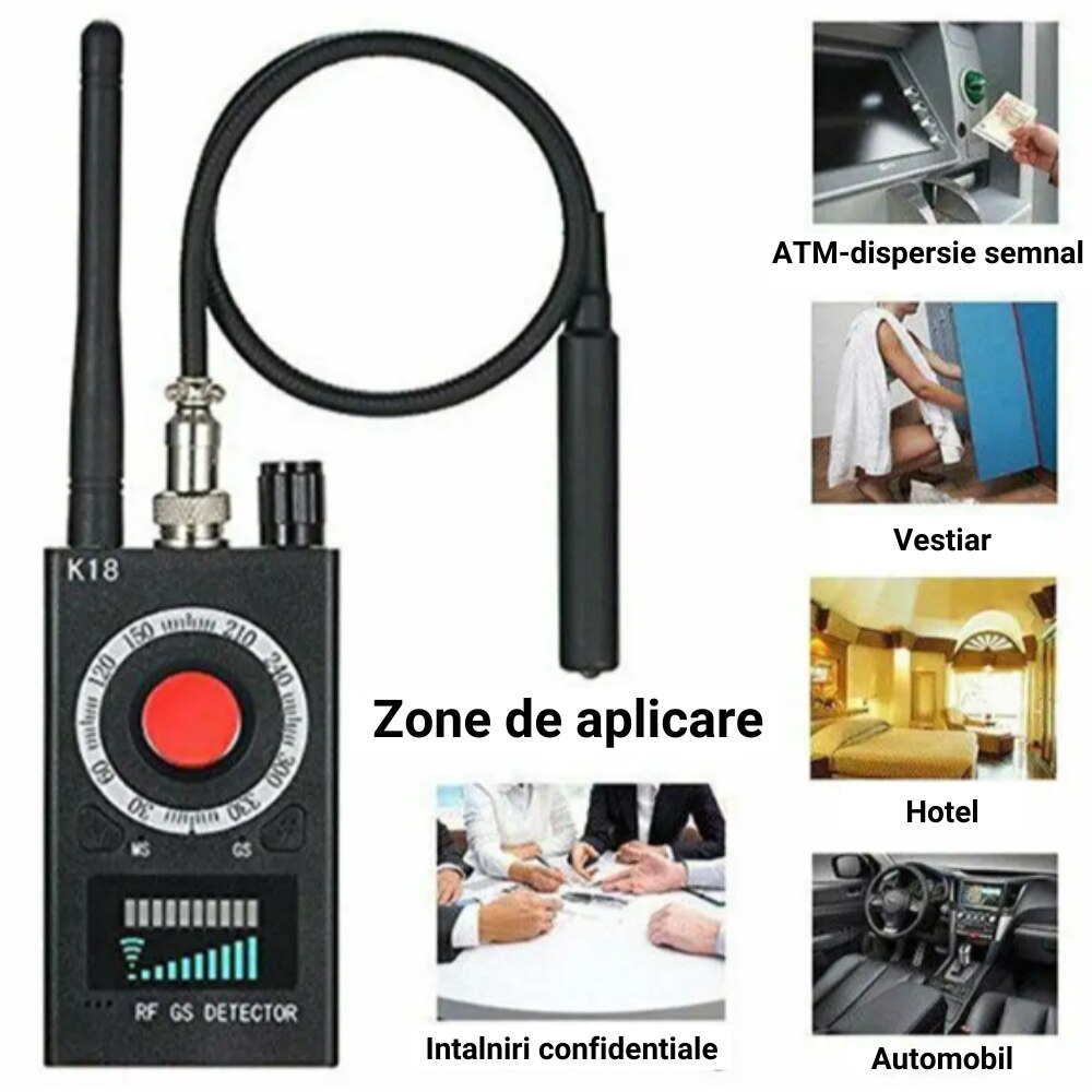 Detector Camere, Microfoane Ascunse, Sisteme GPS/GSM, Multifunctional ...