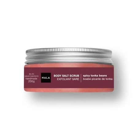 Exfoliant sare, NALA, tonka, 200 g - eMAG.ro