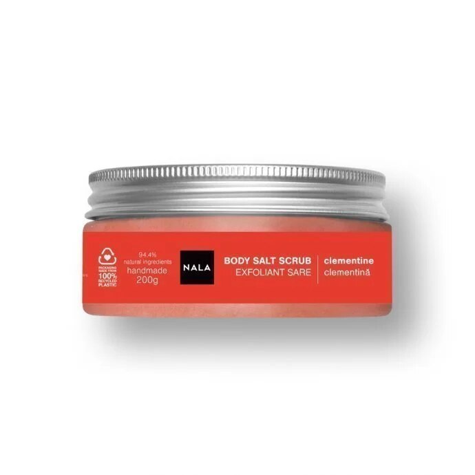 Exfoliant sare, NALA, clementina, 200 g - eMAG.ro