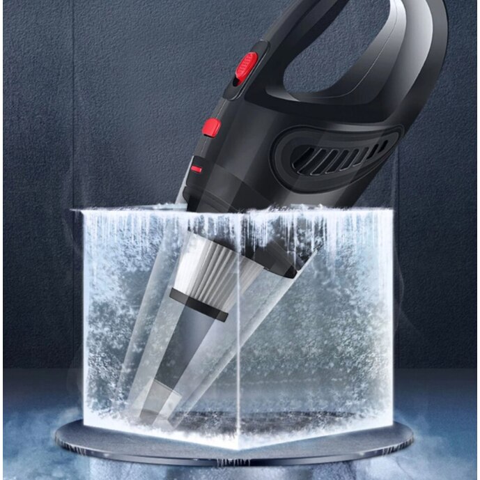 Aspirator auto de mana, fara fir, cu acumulator, pentru casa si masina ...